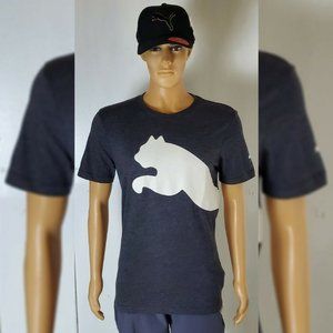 Puma | Shirts | Puma Oversized Cat Logo Tshirt Mens Short Sleeve Crew ...